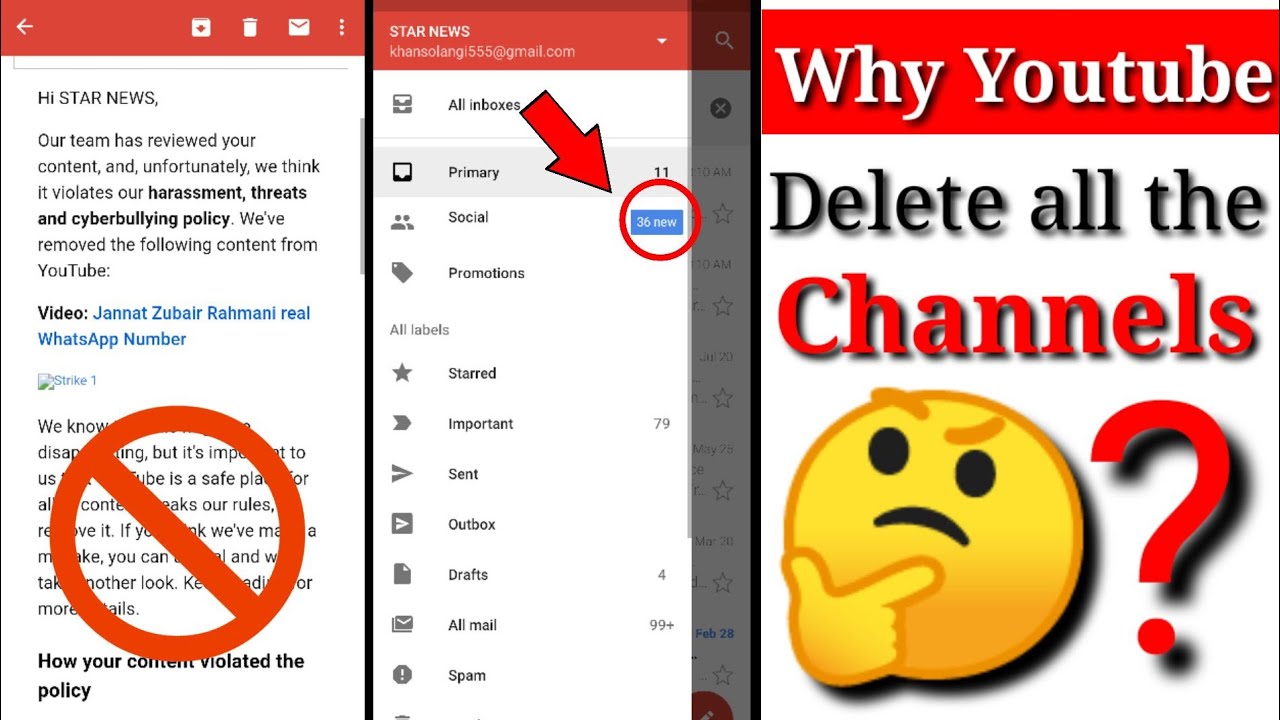 Why YouTube delete all the Channels? - YouTube