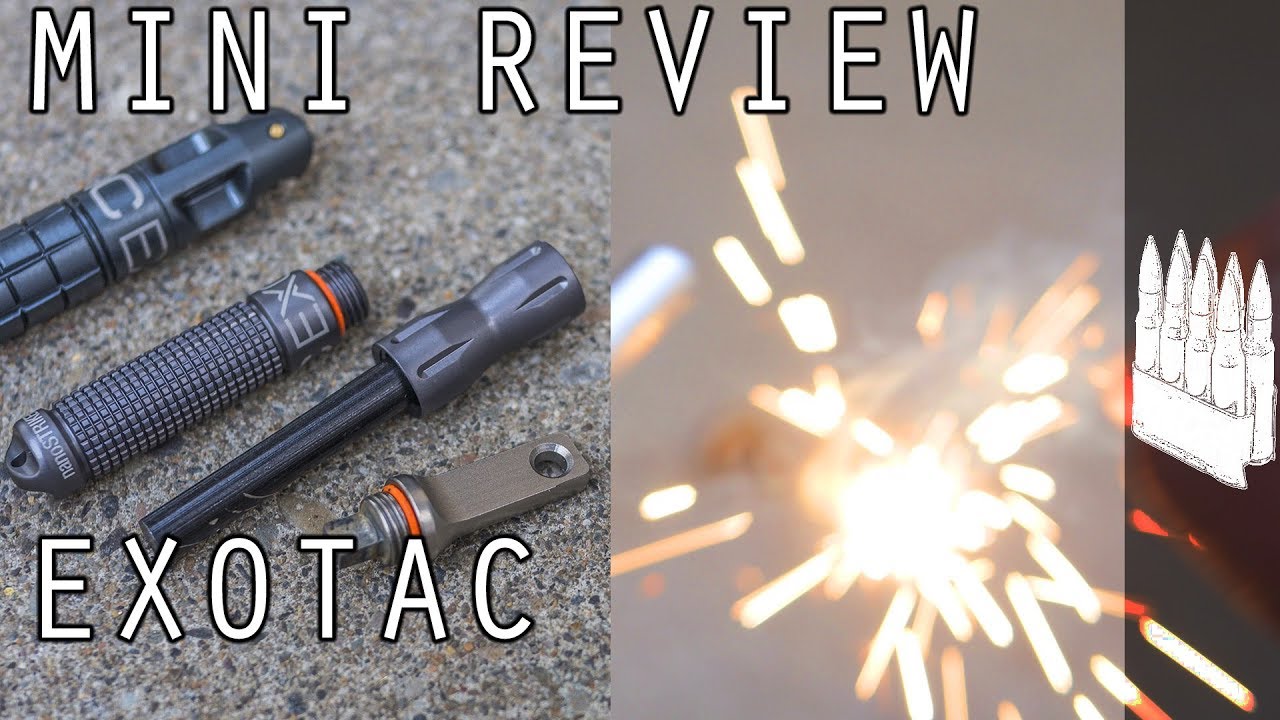 Mini Review: EXOTAC Fire starters - YouTube