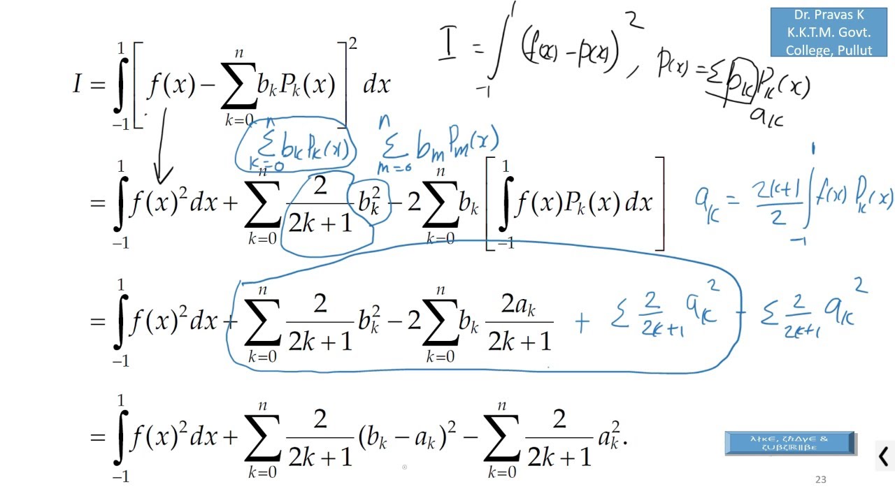 ODE[ENG] -45 Properties of Legendre polynomials - YouTube