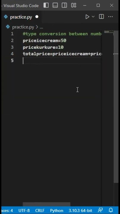 Type Conversion Between Numbers And Strings Python Learnpython Coding Youtube 