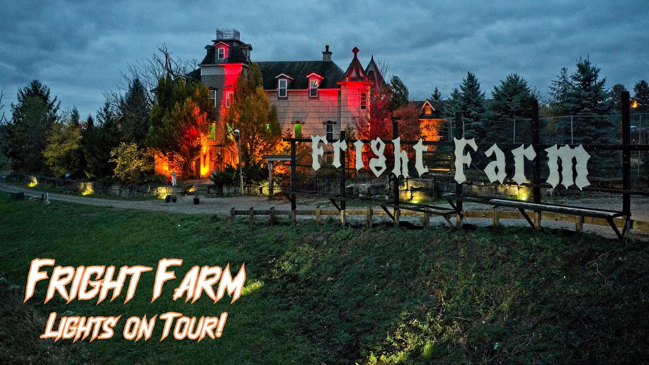 Fright Farm Haunted House Walkthrough and Behind the Scenes Tour - YouTube