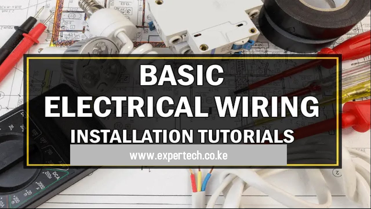ELECTRICAL INSTALLATION PART1 ONE WAY SWITCHING SYSTEM - YouTube