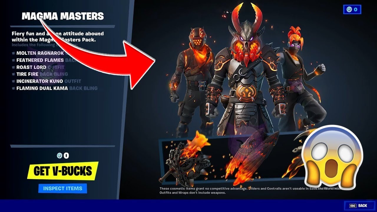 MAGMA LEGENDS PACK RELEASE DATE IN FORTNITE!!! (How To Get Magma ...