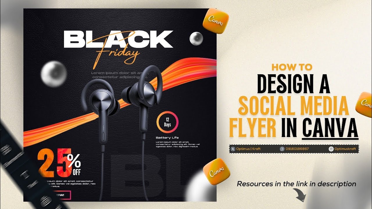 How to Design a Stunning Flyer Using Canva | Canva Tutorial - YouTube