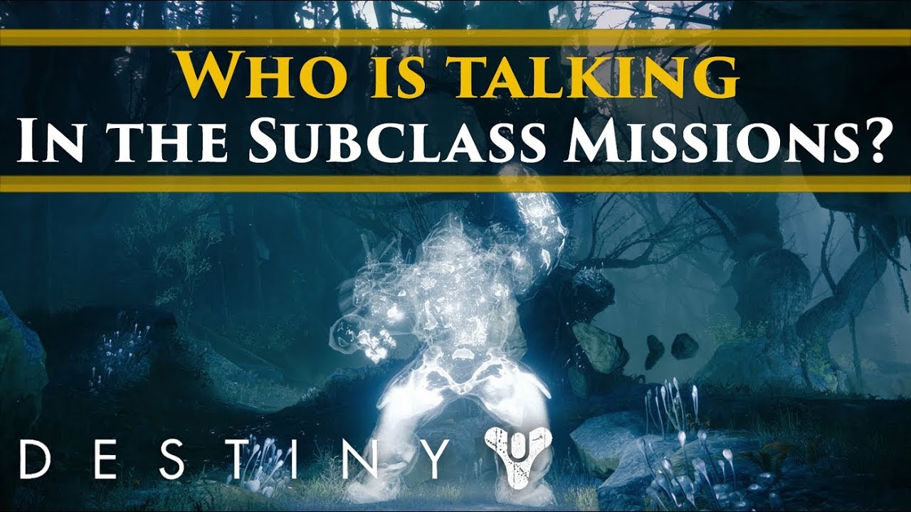 Destiny 2 Lore - Who are the guardians talking in the Subclass Missions ...
