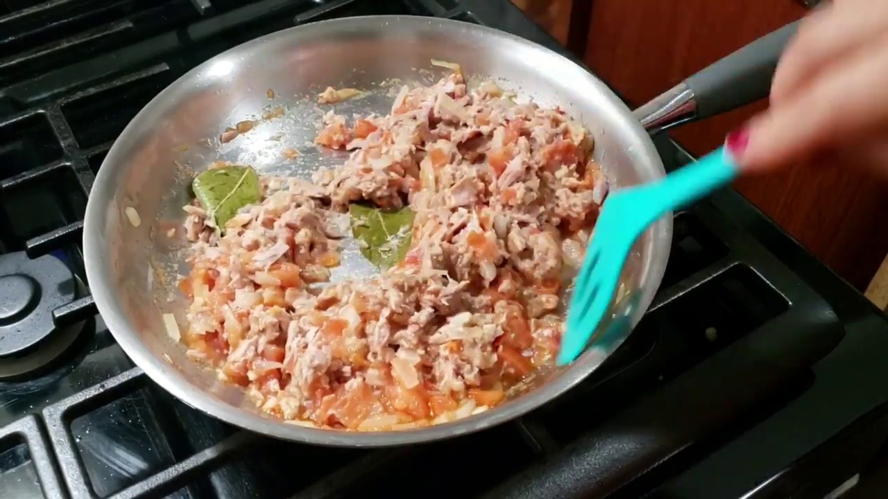 Recipe con atun guisado facil |cosinando cosas diferentes - YouTube