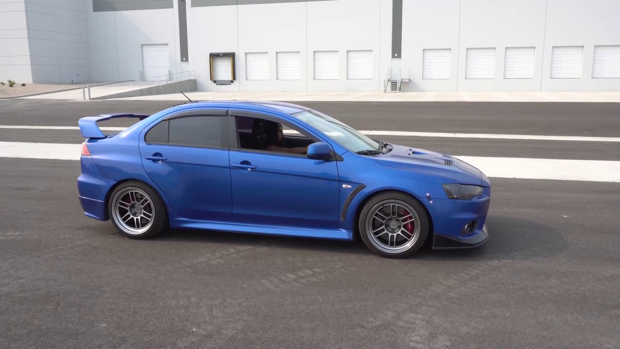 Girl Launches Her Evo 10 For The First Time! **Insane Evo X Exhaust ...