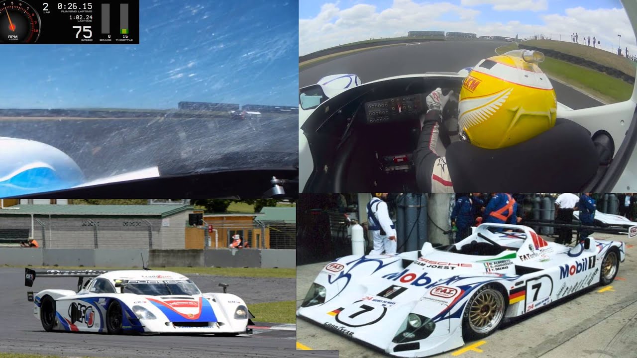 Video lap battle: Porsche LMP1-98 VS Crawford Porsche DP03 - YouTube