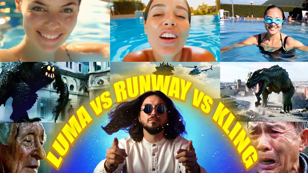 Kling vs Luma vs Runway - generatory filmów AI | Test - YouTube