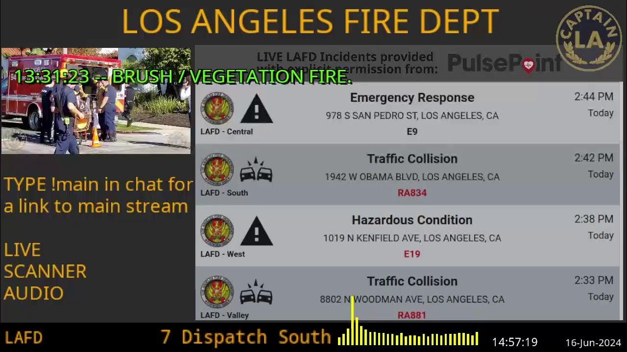 16 Jun 2024 LAFD Los Angeles Fire Department SCANNER Radio ARCHIVE 16-jun-2024-lafd-los-angeles-fire-department-scanner-radio-archive