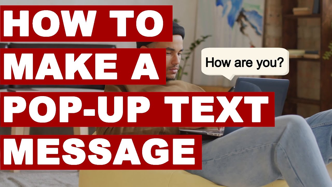 How to Make a Pop Up Text Message Effect | Message Effect | AceMovi ...