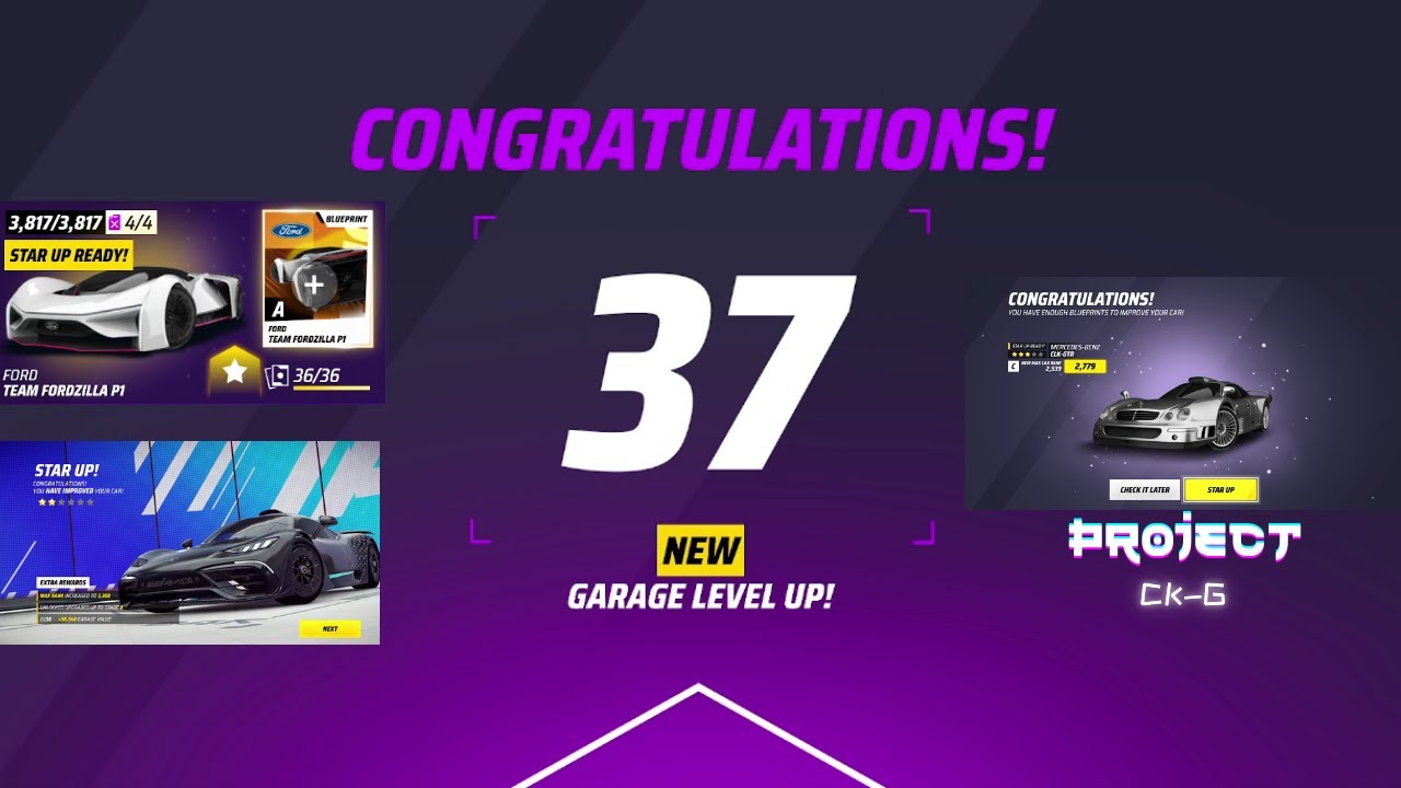 DOUBLE Star Ups to UNLOCK Garage Level 37 | Asphalt Legends - YouTube