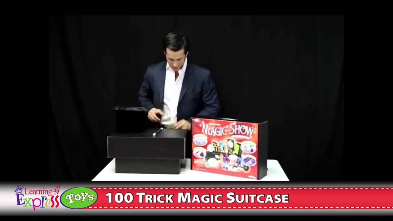 100 Trick Magic Suitcase - YouTube