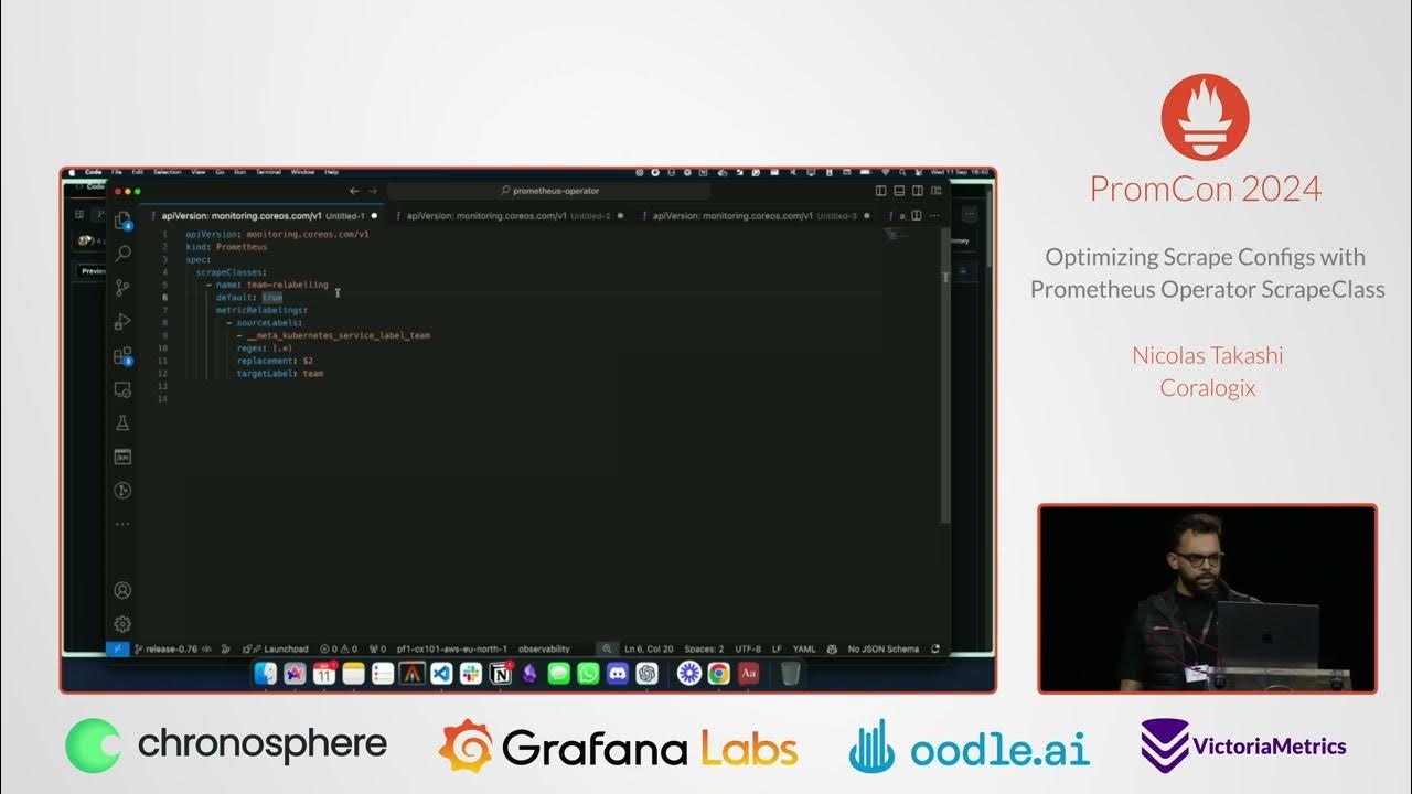 Optimizing Scrape Configs with Prometheus Operator - Nicolas Takashi - PromCon 2024 Lightning ...