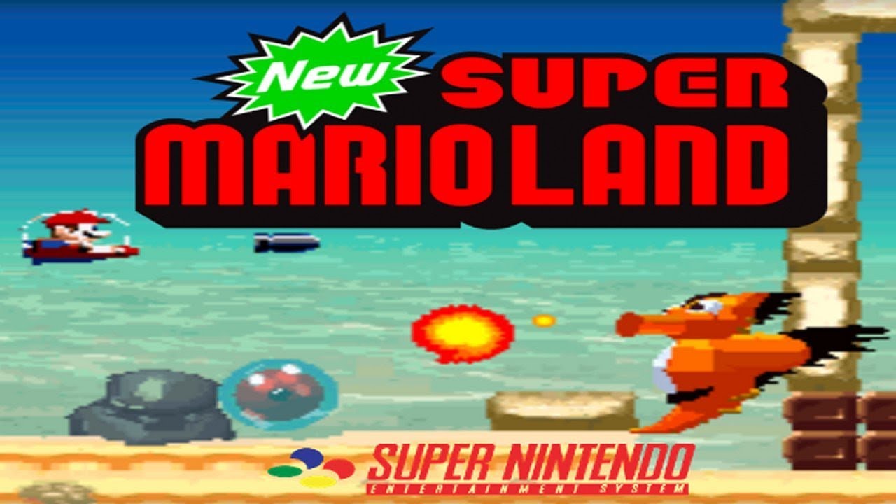 NEW Super Mario Land (NEW スーパーマリオラ) (SNES Homebrew) - SNES LONGPLAY ...