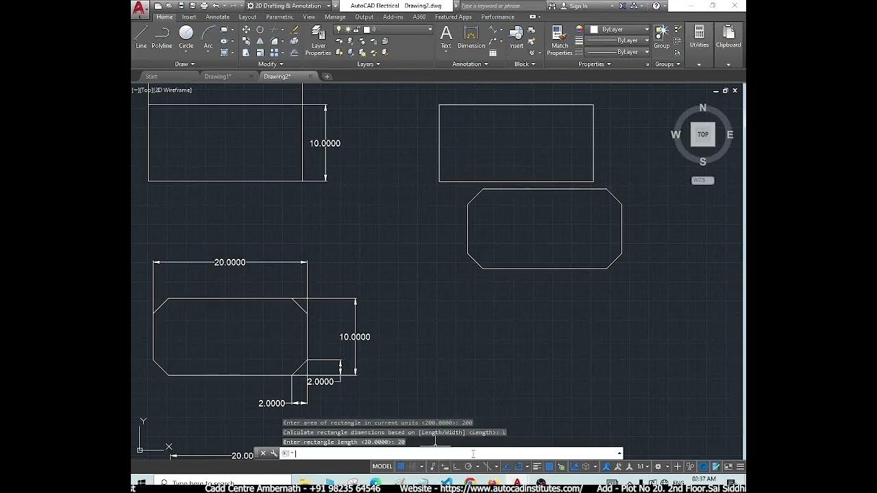 AutoCAD Beginner Course: Mastering the Basics & Drawing Rectangle ...