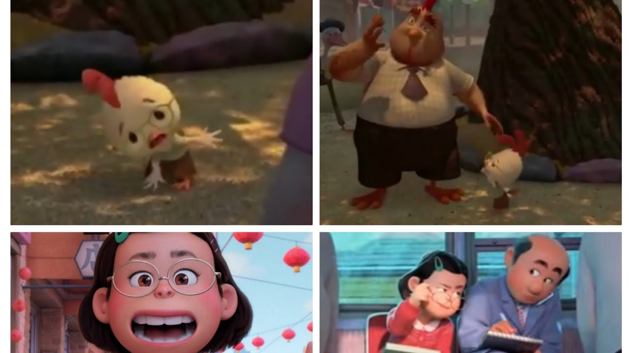 Chicken Little (2005) and Turning Red (2022): Meet Meilin Lee/Old Oak ...