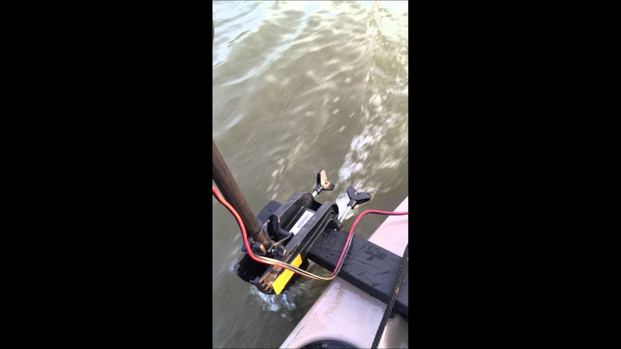 Diablo adios with trolling motor - YouTube