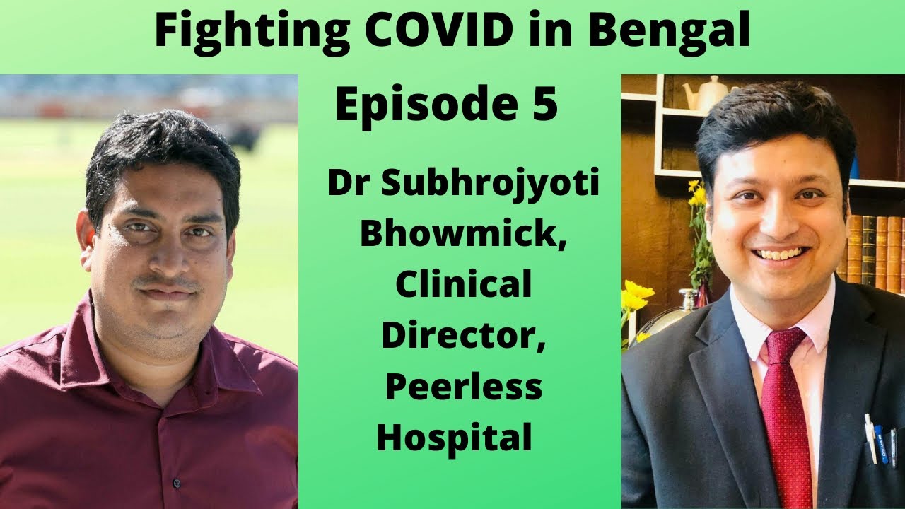 Dr Subhrojyoti Bhowmick of Peerless Hospital on how to use masks and on ...