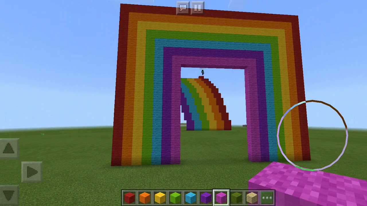 Minecraft - Rainbow Building Contest (5) - AJ POV - YouTube