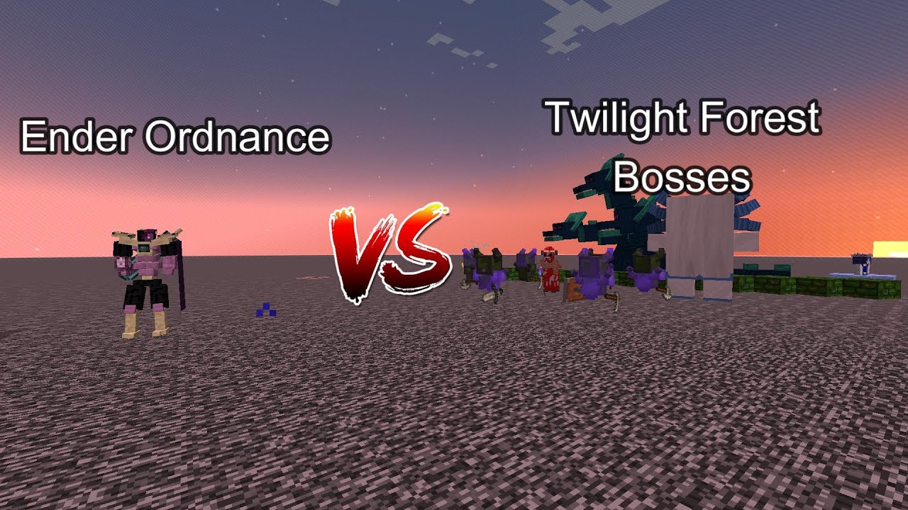 Ender Ordnance vs Twilight Forest Bosses Mob Battle Minecraft - YouTube