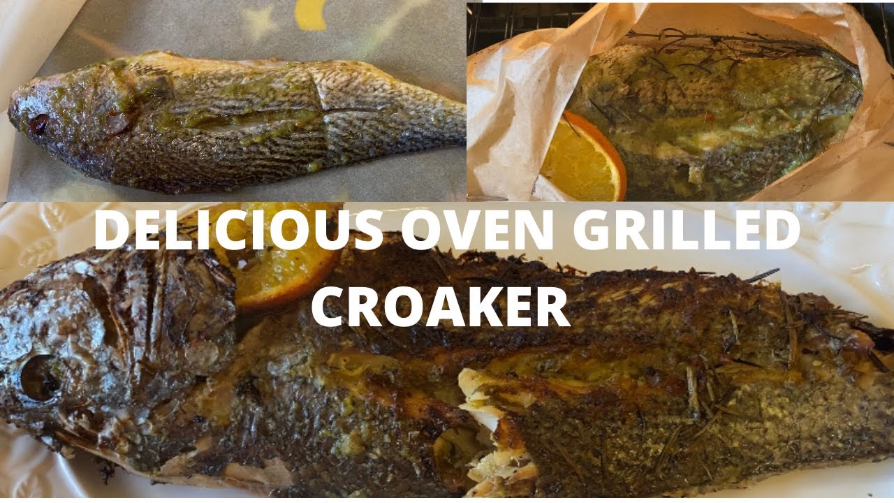 Delicious Oven Grilled Croaker Fish Recipe | Explorewithsu - YouTube