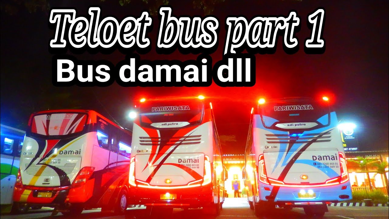Telolet bus || bus Damai dan kawan kawan || bus - YouTube