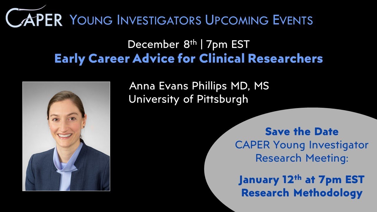 CAPER - Early Career Advice for Clinical Researchers - YouTube
