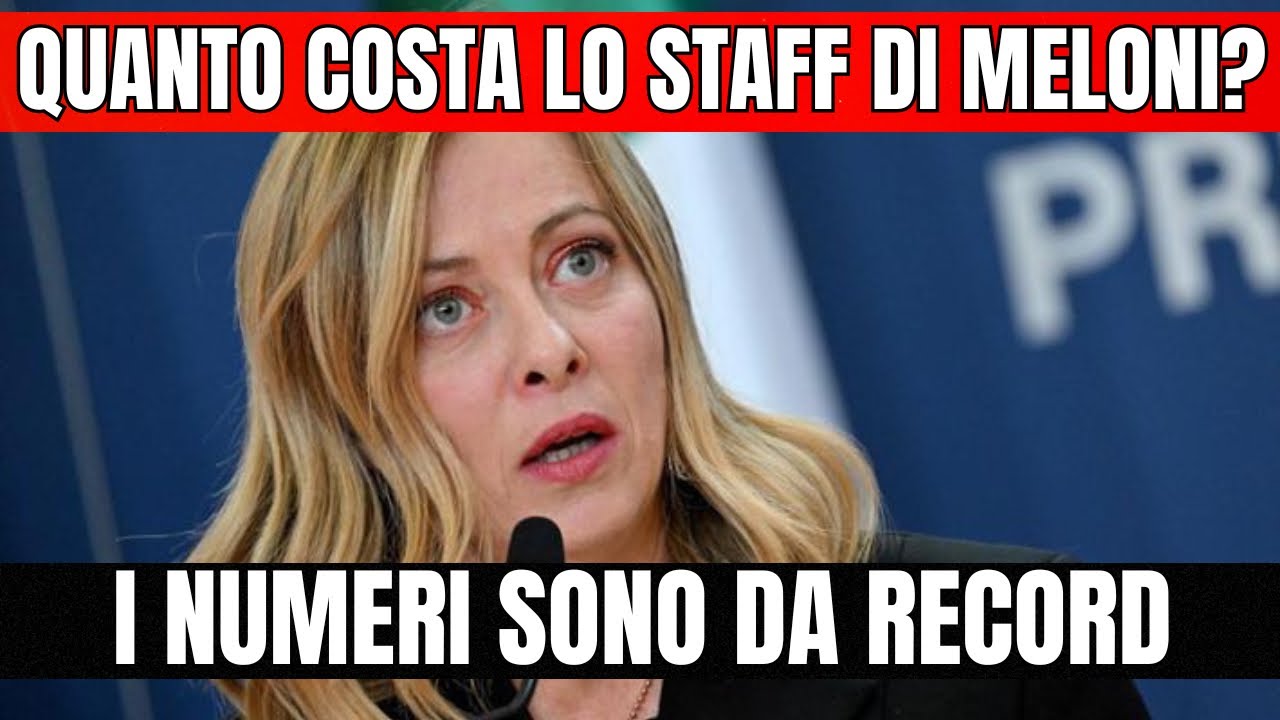 QUANTO COSTA LO STAFF DI GIORGIA MELONI A PALAZZO CHIGI? I NUMERI SONO ...