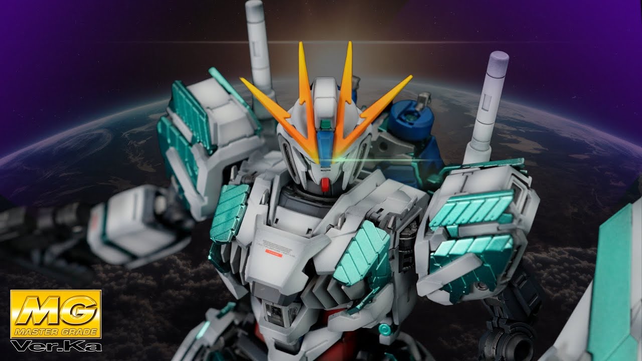 Bandai MG Gundam Narrative C-Packs Ver Ka 1/100 CUSTOM PAINTED BUILD # ...