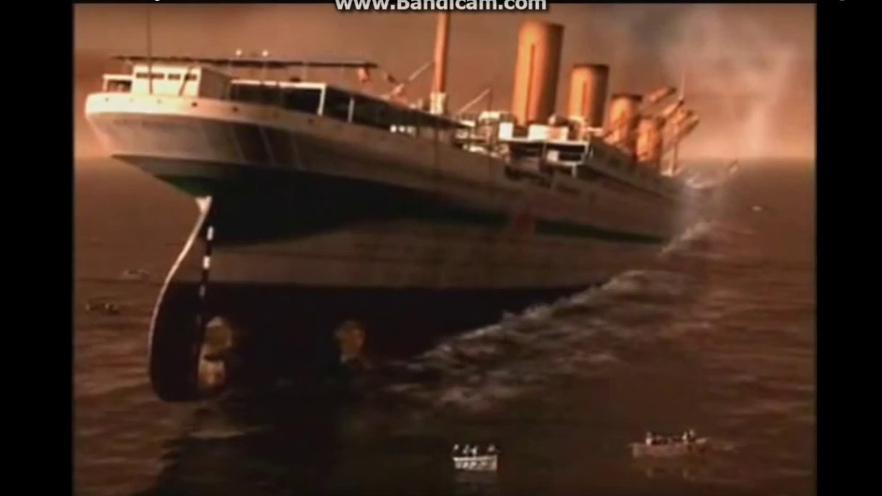 H.M.H.S Britannic Sinking Clip - YouTube