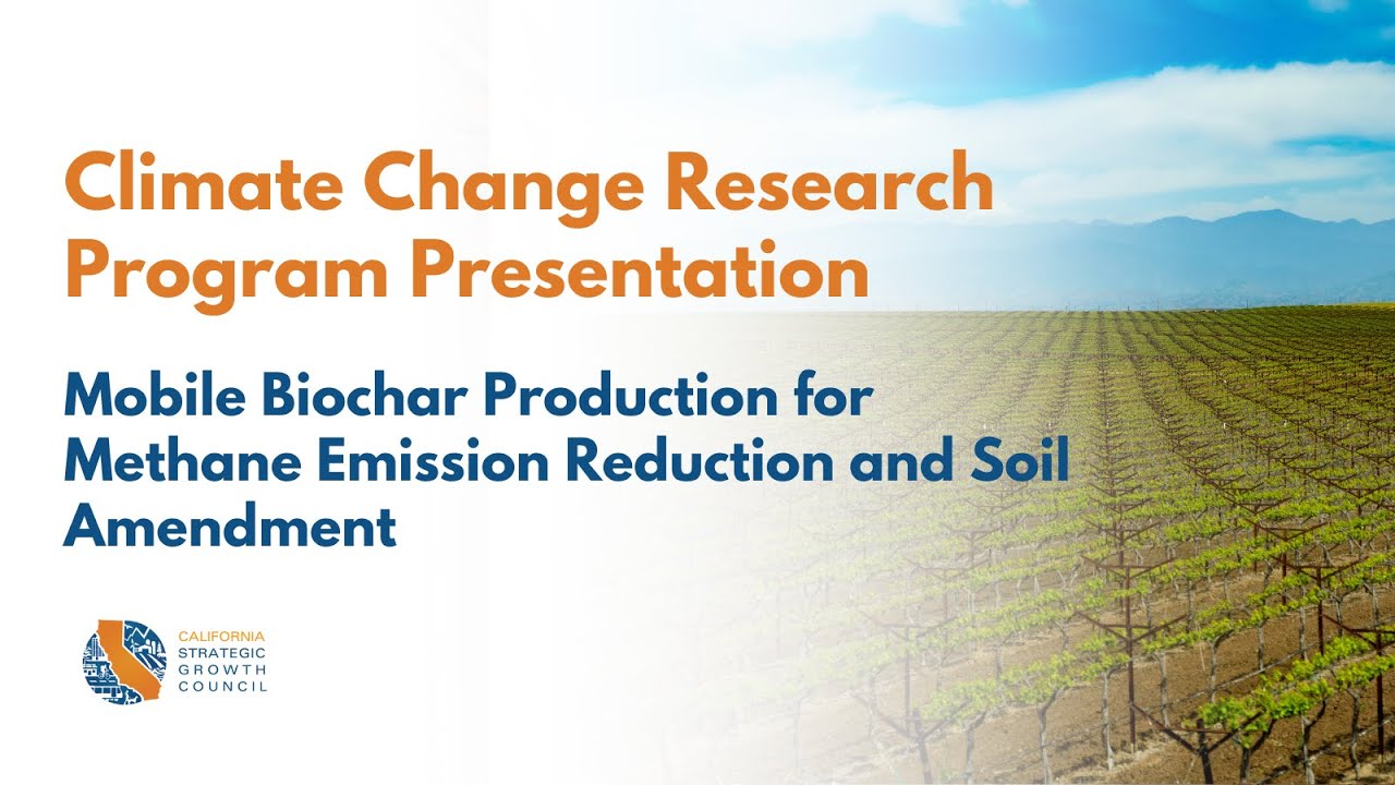 Mobile Biochar Production for Methane Emission Reduction and Soil ...