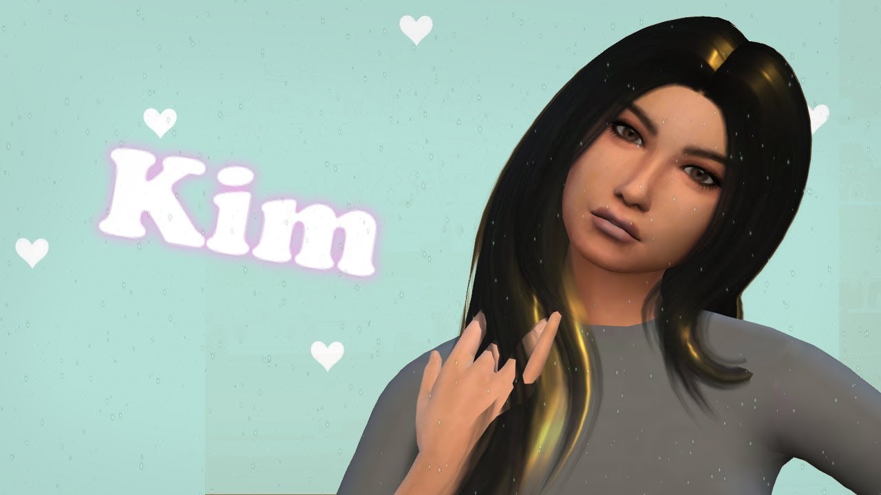 Kim Kardashian||sims 4 cas - YouTube