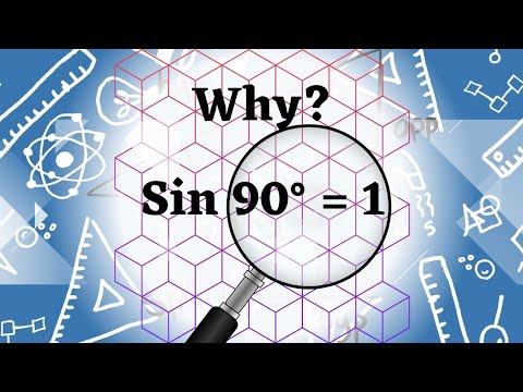 Sin 90 degrees equal to 1 but why? - YouTube