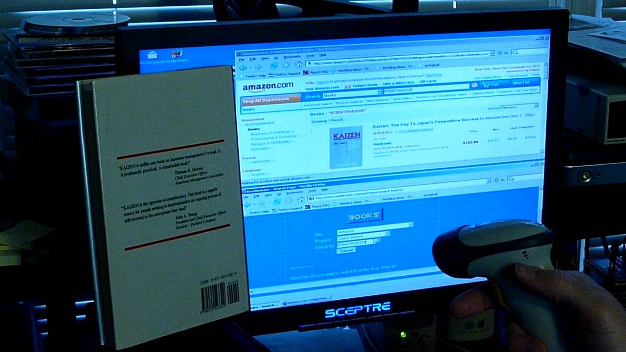 Symbol PS2 Wedge Barcode Scanner - YouTube