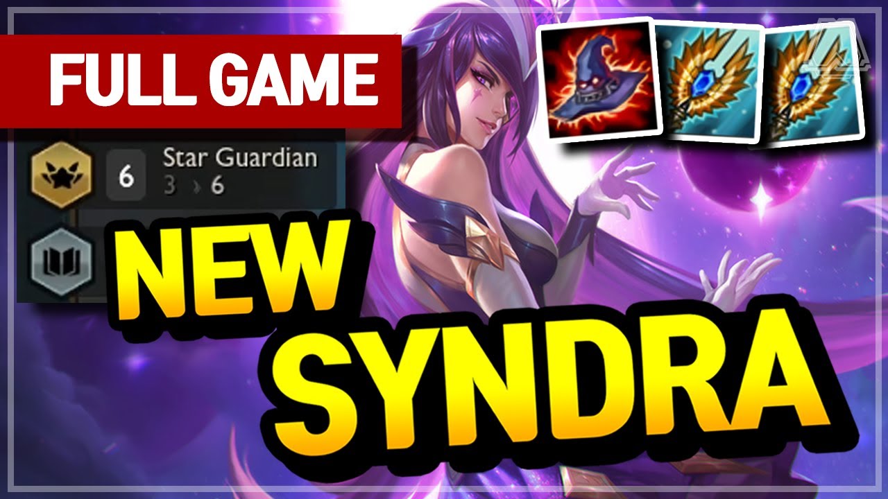 6 Star Guardians Comp Syndra Carry Teamfight Tactics Full Game
