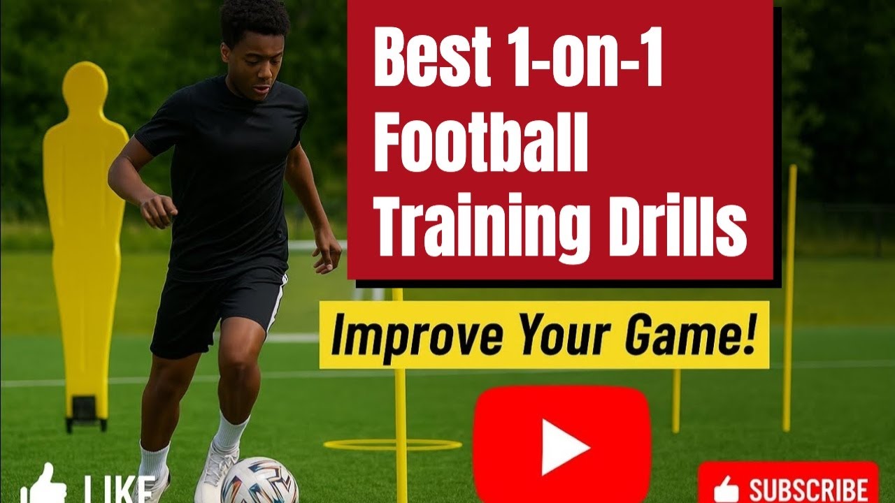MUST-SEE 1-on-1 Football Training | Game-Ready Drills for Dribbling ...