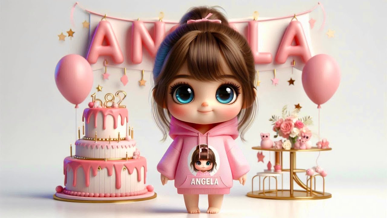 Happy Birthday Angela Nursery Rhymes. Funny happy birthday song for ...