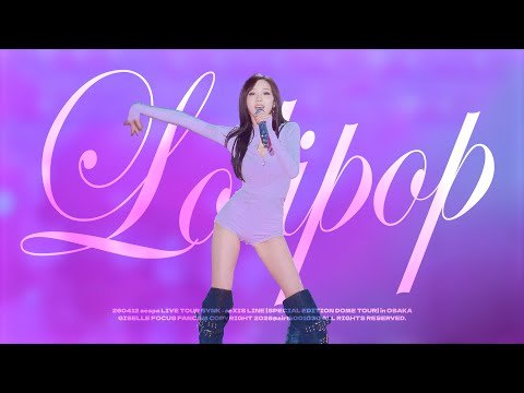 [4K] 260412 SYNK : aeXIS LINE in KYOCERA DOME OSAKA GISELLE&NINGNING ‘Lolipop’ GISELLE focus fancam