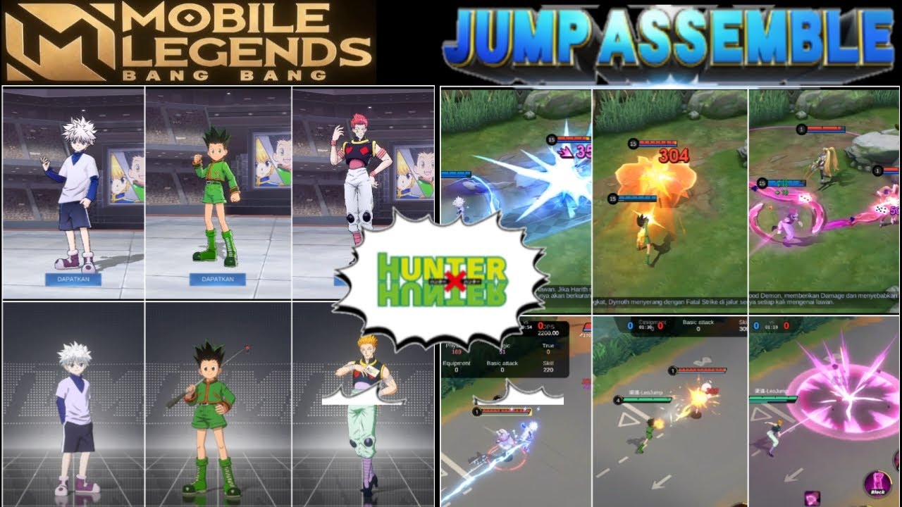 Jump Assemble All Character Animation (Global Release) - YouTube