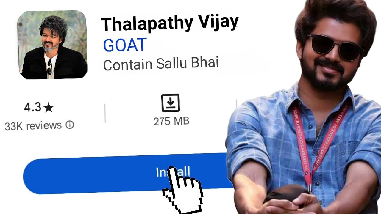 I Found Thalapathy Vijay Game 😍 From Play Store - YouTube