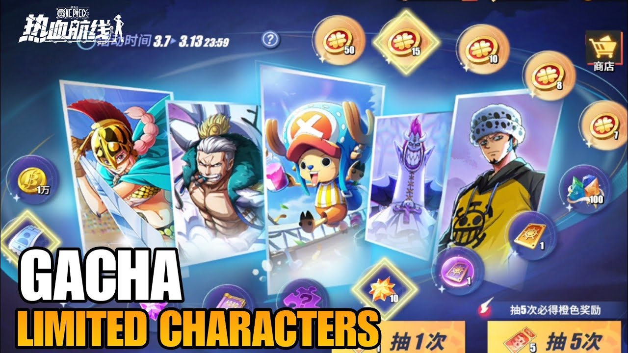 Gacha LIMITED LAW(S) in New Event - One Piece Fighting Path - YouTube