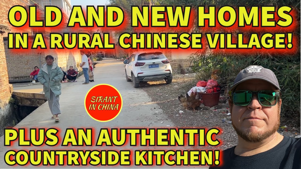 New And old Homes In A Rural Chinese Village! Bonus - Countryside Wood ...