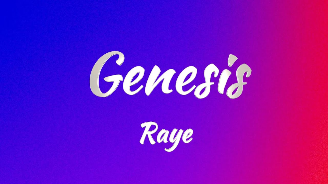 Raye - Genesis (KARAOKE VERSION) - YouTube