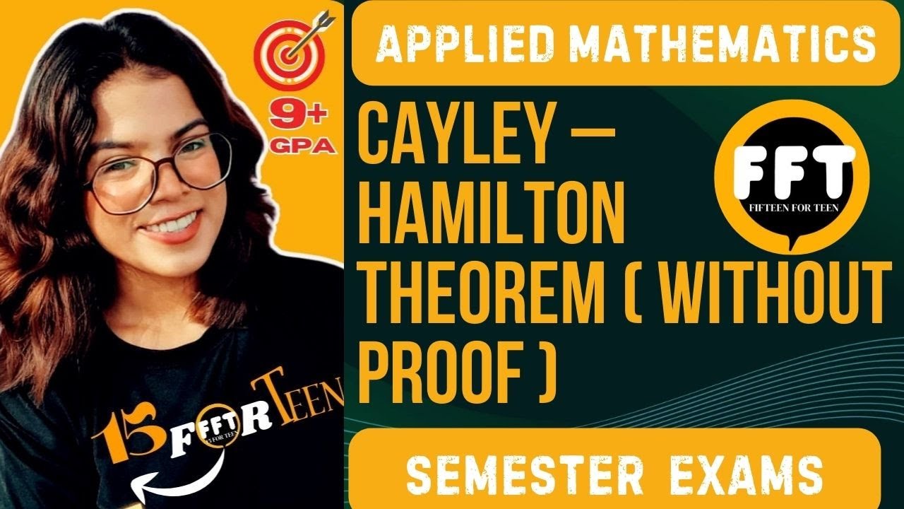 Cayley – Hamilton Theorem (without proof) | Linear Algebra - YouTube