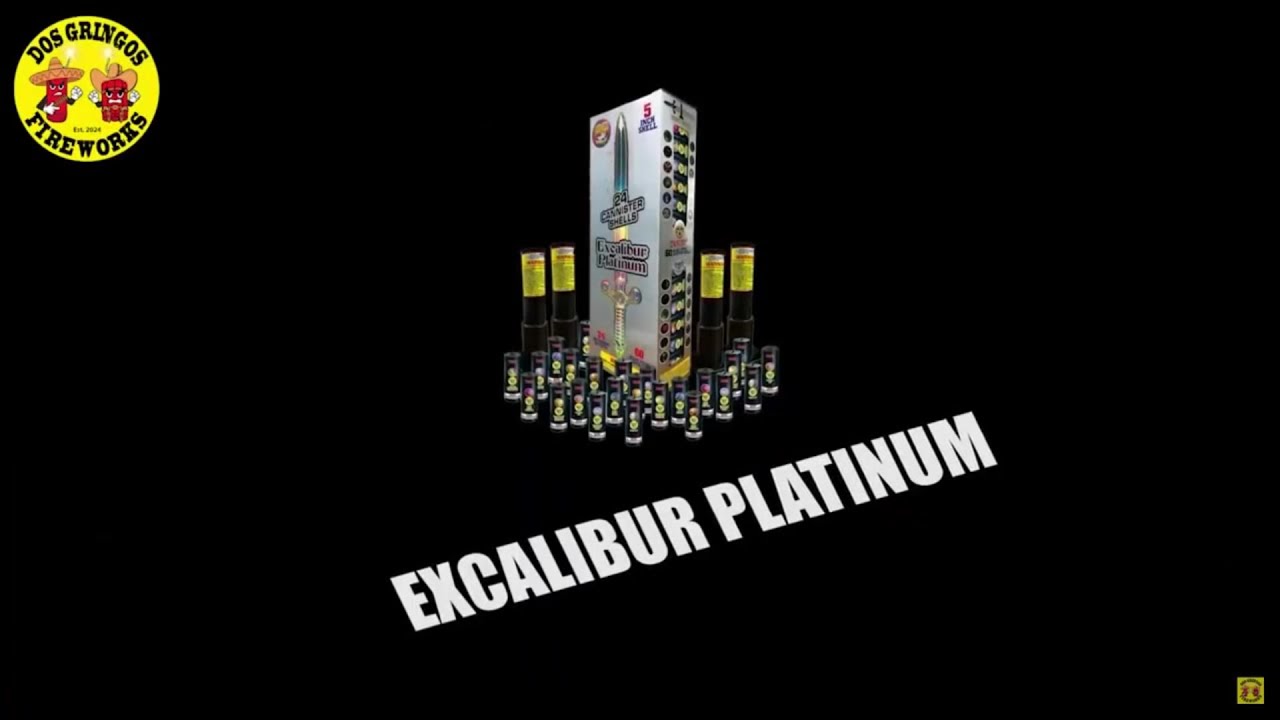 Excalibur Platinum Artillery Shells (24-Pack) - Dos Gringos Fireworks ...