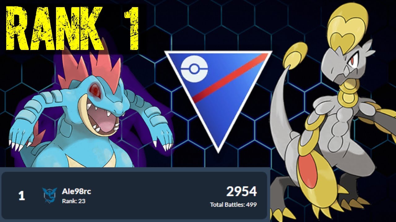 RANK 1 LEADERBOARD TEAM | GREAT LEAGUE POKEMON GO - YouTube