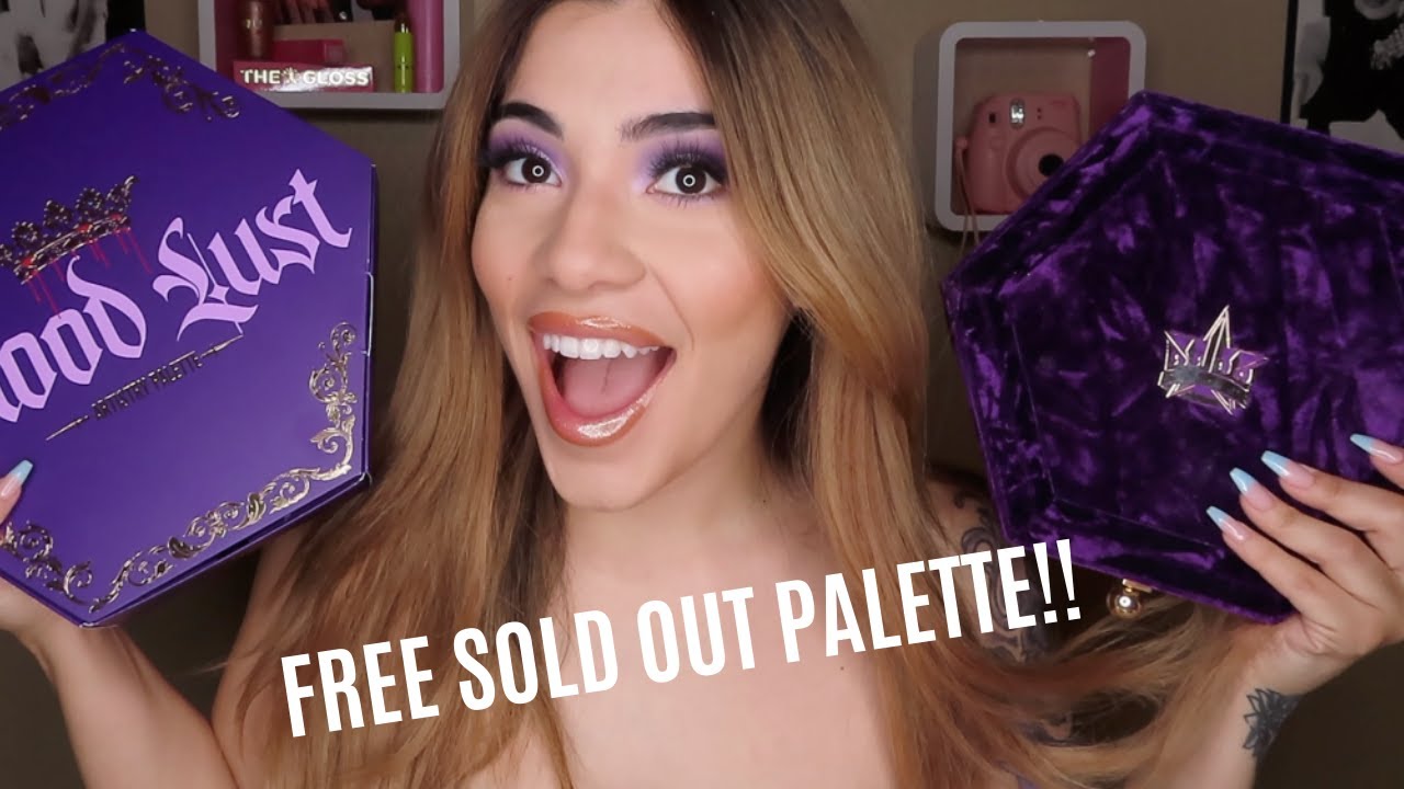 FREE BLOOD LUST PALETTE GIVEAWAY! - YouTube