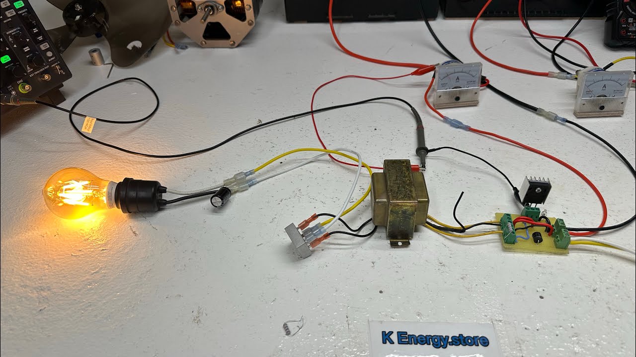 Forced oscillator running transformer - YouTube