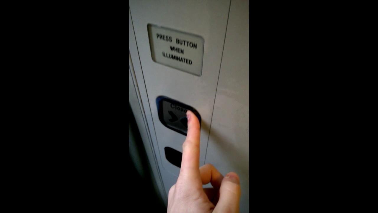 Class 158 train, original door buttons - YouTube